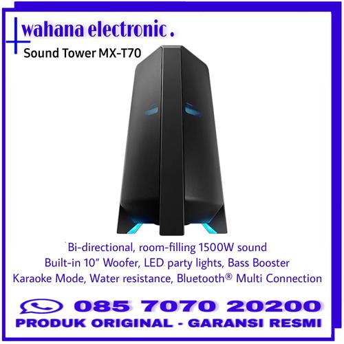 Jual SAMSUNG MXT70 SOUND TOWER MX T70 SPEAKER PORTABLE KARAOKE PARTY ...