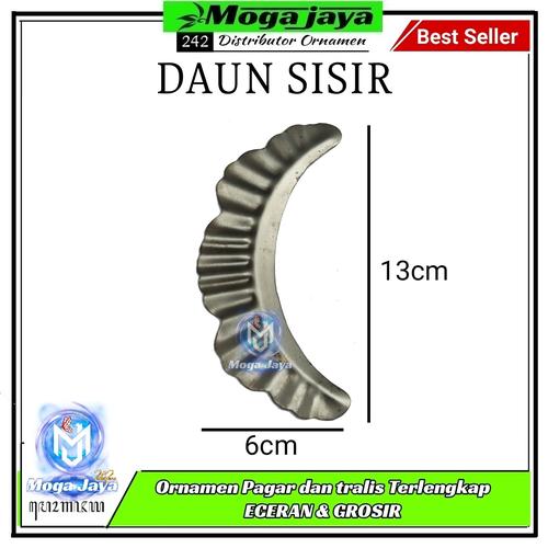 Jual daun sisir besi plat ornamen pagar besi tempa plat - Kab ...