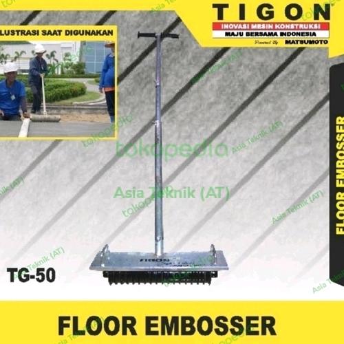 Promo Alat Garis Beton Jalanan Tigon 50 x 52 cm / Floor Emborse Tigon ...