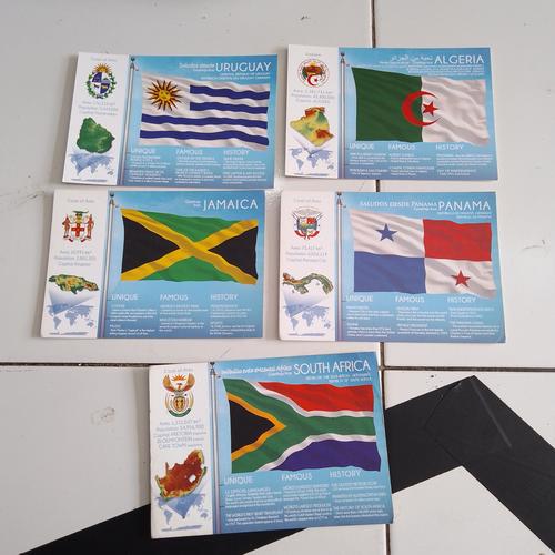 Jual Kartu Pos Postcard Flag of the world fotw postcardmarket original ...