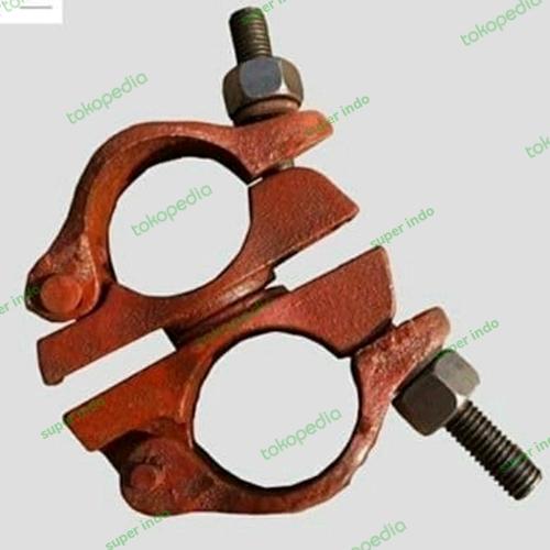 Jual Klem Pipa Pengikat Pipa Besi hidup swivel clemp pipe iron klemp ...