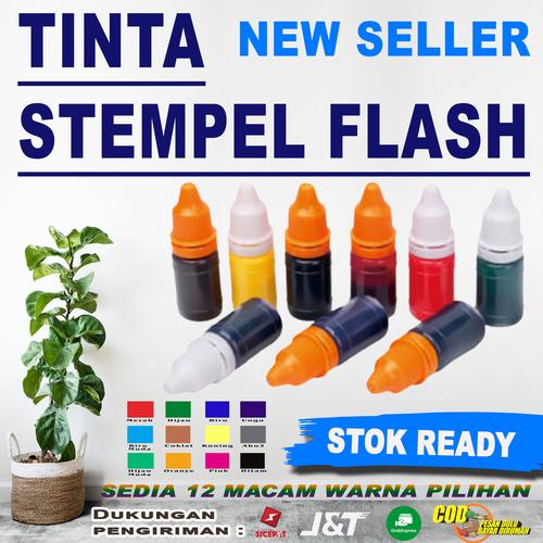Jual Tinta Stempel Flash / Otomatis 5 ML - Hitam - Jakarta Timur ...
