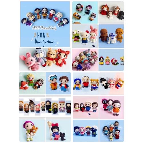 Jual [e-pattern] Pola Rajut Amigurumi Fun 2 Crochet Pattern Tutorial ...
