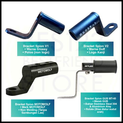 Jual Grosir Bracket Spion Motor Holder Handphone Aluminium Aloy ...