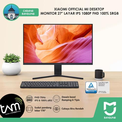 Jual Mi Desktop Monitor 27" 27 Inch Layar IPS 1080P FHD 100% sRGB ...