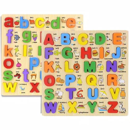 Promo Mainan Edukasi Anak Chunky Alphabet Puzzle Kayu Edukasi Huruf ...