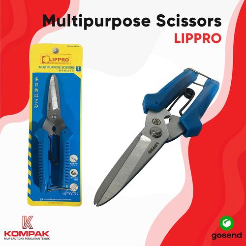 Jual LIPPRO 241-20 Gunting Korea Serbaguna Potong Seng Dahan Kain ...