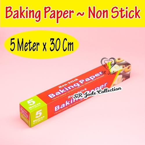 Promo [5 meter] Baking Paper Parchment Paper Kertas Baking Kertas Roti ...