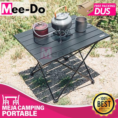 Promo Meja Lipat Outdoor Aluminium Metal Portable Camping Foldable ...