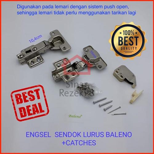 Jual Engsel Sendok Lurus Baleno + Minilatch / Catches Push to Open ...