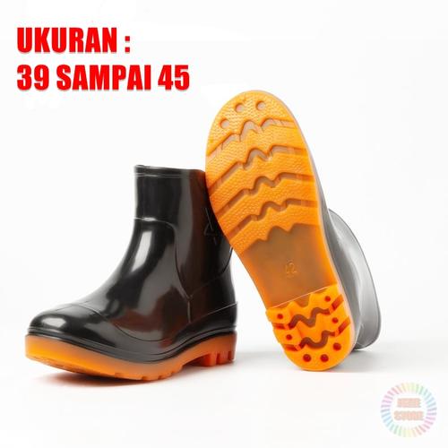Promo Sepatu Boot Karet Tahan Air Mata Kaki Sepatu Pria & Wanita - Kaos ...