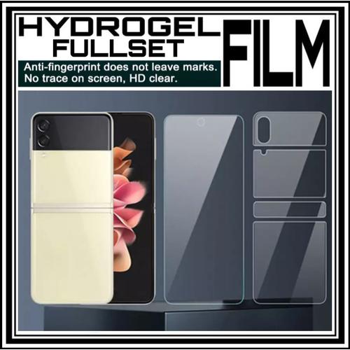 Jual SAMSUNG GALAXY Z FLIP 3 FLIP3 5G HYDROGEL CLEAR FRONT BACK ANTI GORES - ENGSERFILMCLEAR ...