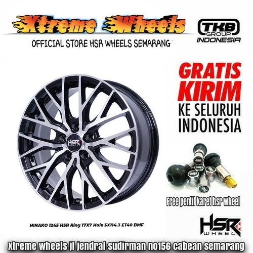 Jual velg racing r 17 lebar 7 et 40 velg mobil terios rush voxy hrv ...