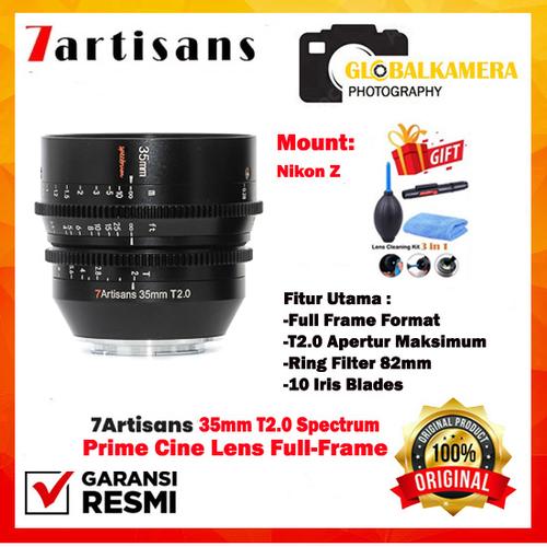 Jual 7artisans Photoelectric 35mm T2.0 Spectrum Prime Cine Lens Full Frame - Nikon Z - Jakarta ...