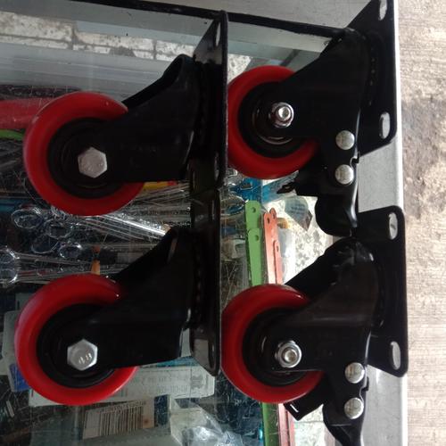 Jual roda pu 2 inch 1 set - Kota Bandung - sijay teknik | Tokopedia
