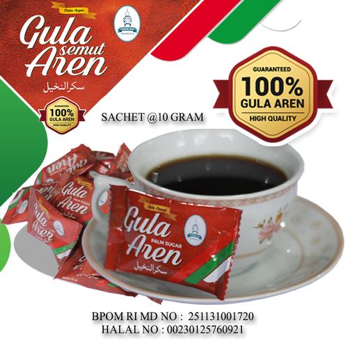 Promo GULA AREN SACHET STICK 10 GR ORGANIK /GULA AREN SEMUT ASLI MURNI ...