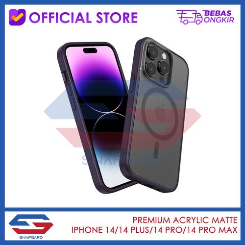 Promo SNAPGARD Premium Acrylic Matte Case iPhone 14 Plus iPhone 14 Pro ...