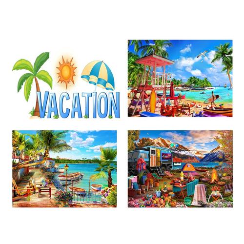 Jual 1000 PCS JIGSAW PUZZLE - VACATION - Jakarta Barat - ONESTOP STORE ...