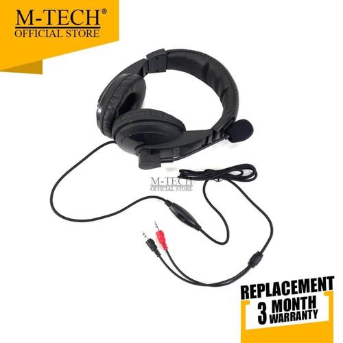 Jual Headset M-Tech A4 Headphone + Mic (Komputer|Laptop|HP) - Kota ...