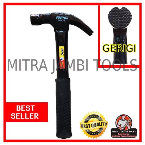 Jual PALU TANDUK HITAM CABUT PAKU GERIGI 16 OZ MARTIL BESAR RPG GAGANG ...