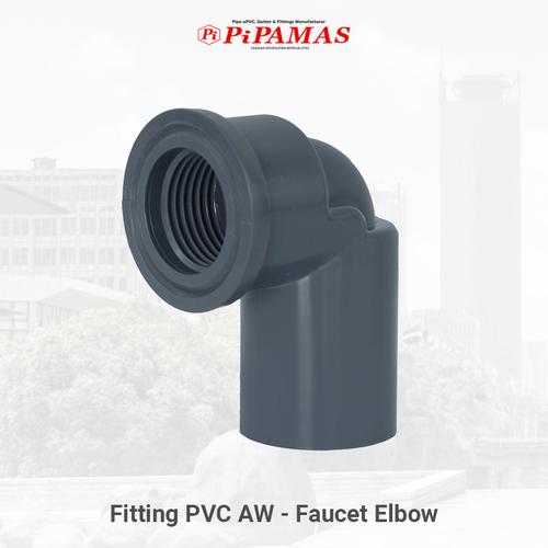 Jual Faucet Elbow Knee Drat Dalam 90 AW 1/2 Inch Pipamas Fitting Pipa ...