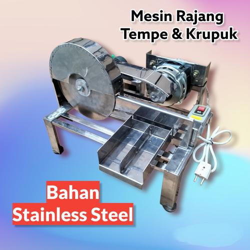 Jual Mesin Perajang Tempe & Alat Rajang Potong Tempe Sagu Krupuk ...