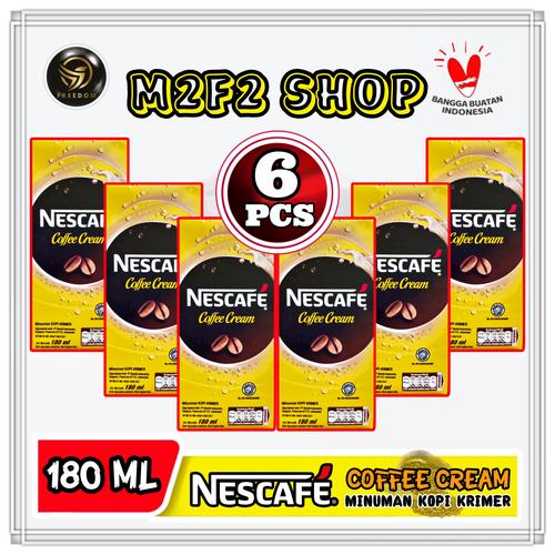 Jual Nescafe Coffee Cream UHT | Kopi Kotak Krim Instan - 180 ml (6 Pcs ...