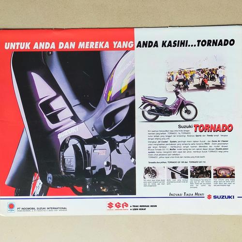 Jual Iklan jadul Motor Suzuki Tornado - original dari majalah lawas th ...