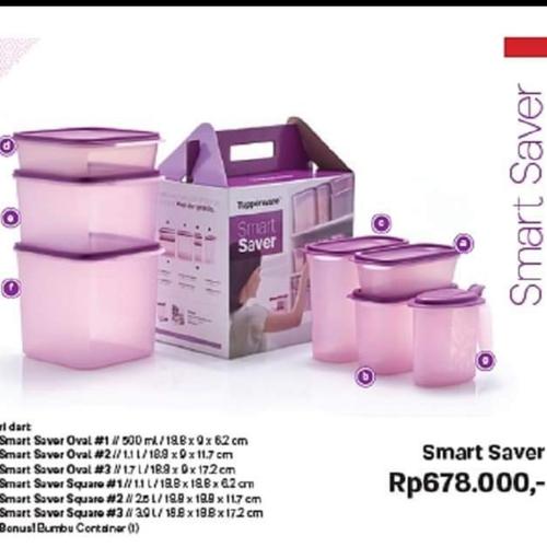 Jual tupperware smart saver set - Kota Bekasi - berkah plastik 22 ...