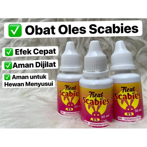 Jual 30ml Treat Scabies Obat Gatal Kelinci Obat Scabies - Treat 10ml ...