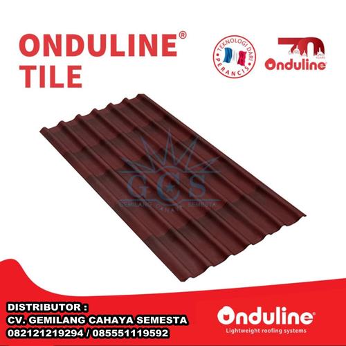 Jual Onduline Tile - Red 3D / Atap Bitumen / Genteng Aspal - Kab ...