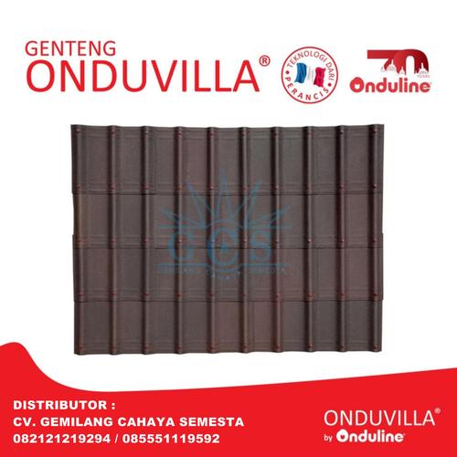 Jual Onduvilla Shaded Brown / Atap Bitumen / Genteng Aspal - Kab ...
