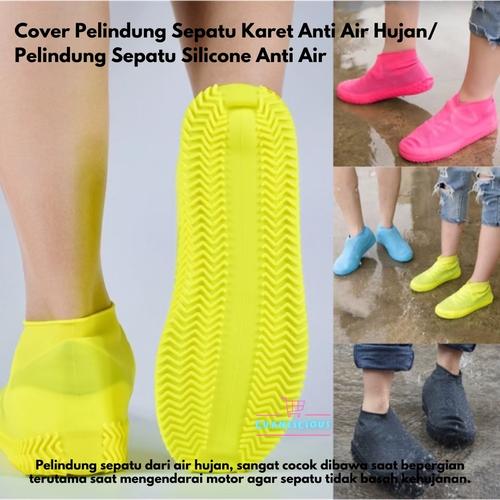 Jual Cover Pelindung Sepatu Karet Anti Air Hujan/ Pelindung Sepatu ...
