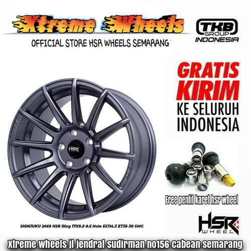 Jual velg racing r17 lebar 8,5 / 9,5 velg mobil hrv terios xpander ...