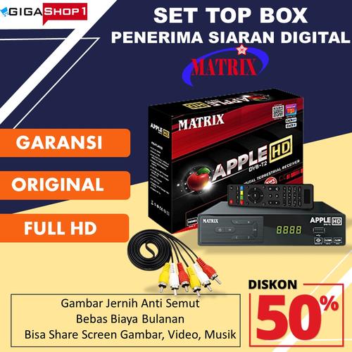 Jual Set Top Box Penerima Siaran TV Digital Setop Box Alat STB Matrix Murah - Midio - Jakarta ...