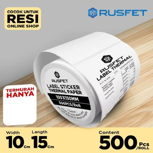 Jual LABEL THERMAL PAPER | KERTAS STIKER STICKER 500PCS /ROLL - Kota ...