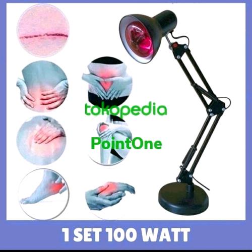 Jual Lampu terapi infrared satu set tiang + bohlam 100 w/terapi ...