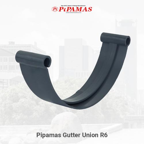 Jual Sambungan Talang Air Bulat PVC Pipamas Gutter Union R6 - Kab ...