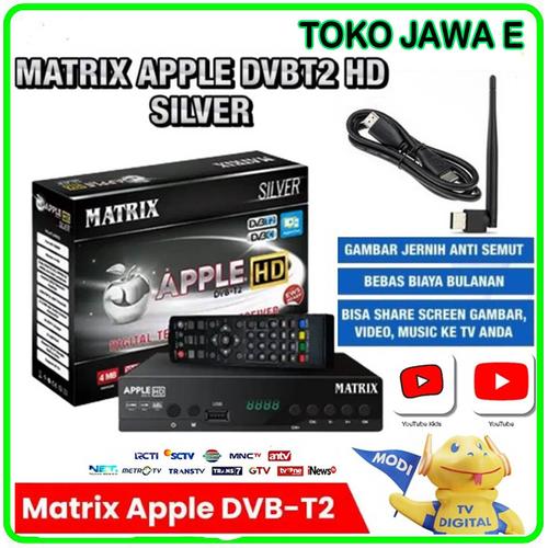 Jual Receiver Tv Set Top Box Matrix Silver DVB T2 Digital Original ...