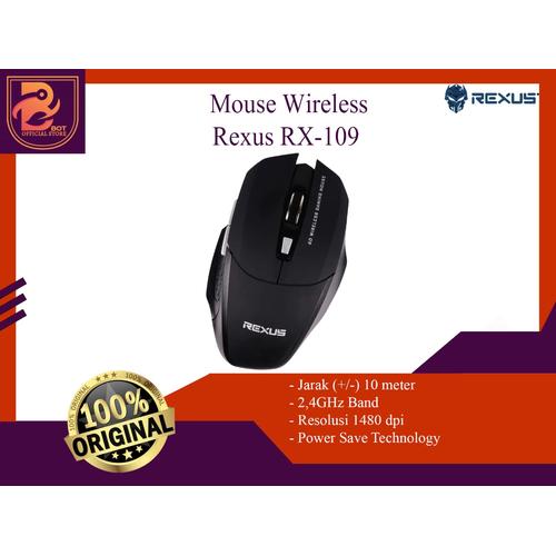 Jual Mouse Gaming Wireless Rexus RX109 / RX-109 Original Garansi Resmi ...