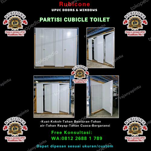 Jual Partisi UPVC Rubicone-Cubicle Toilet-Putih - Putih - Kab ...