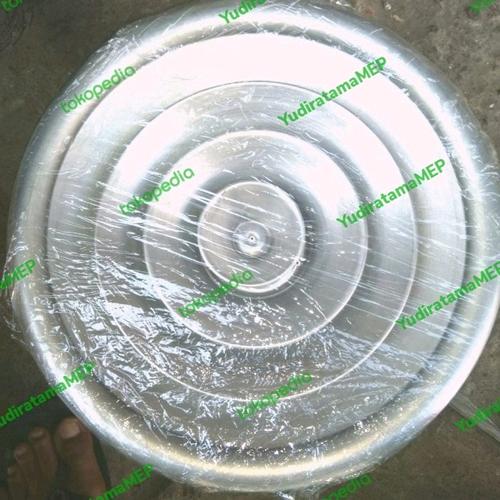 Jual Difuser Round Diffuser AC bulat 8" + OBD Natural Alumunium ...