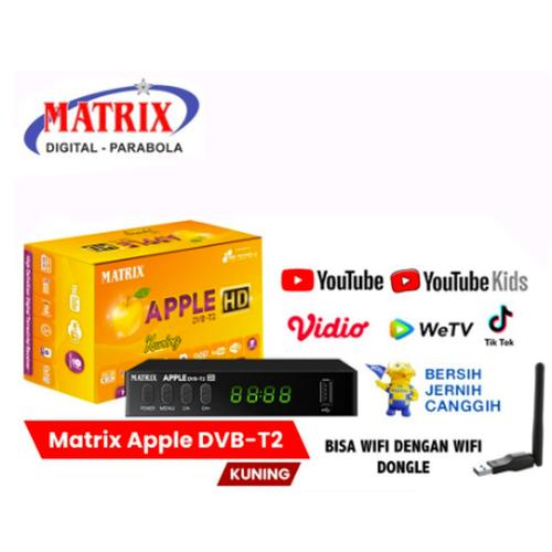Jual Matrix Kuning Apple Set Top Box STB DVBT2 Penerima Siaran Digital - Jakarta Timur - Lisan ...