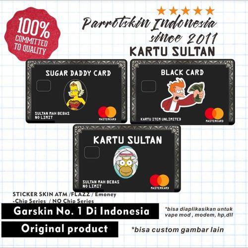 Jual Emoney Flazz ATM Debit Credit Custom Sticker Skin Card KARTU ...