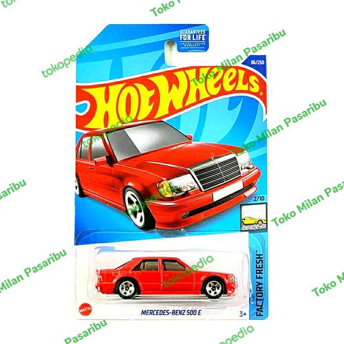 Jual Hot Wheels Factory Fresh Mercedes Benz 500 E Red Original - Kota ...