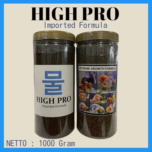 Jual Super Pellet HIGH PRO [Protein-+60%] 1000 Gr Pakan Koki Extreme ...