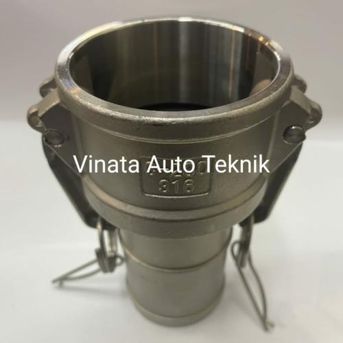 Jual Cam Lock Camlock Type C 1-1/4" SS316 - Jakarta Barat - Vinata Auto Teknik | Tokopedia