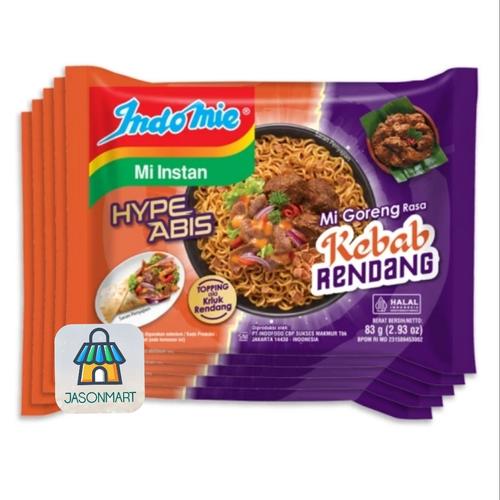 Jual INDOMIE MIE GORENG RASA KEBAB RENDANG 5 PCS - Jakarta Barat ...
