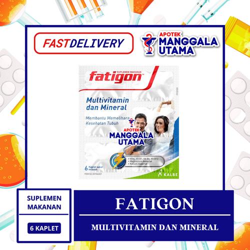 Jual FATIGON MULTIVITAMIN & MINERAL PER STRIP ISI 6 KAPLET - Kota ...