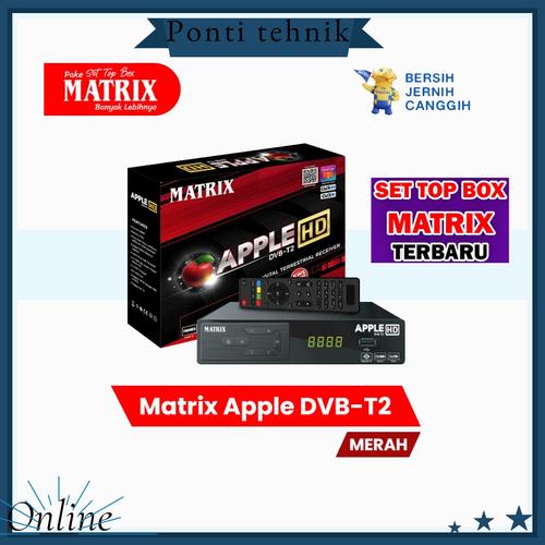 Jual STB SET TOP BOX MATRIX APPLE DVB-T2 DIGITAL FULL HD ORIGINAL ...